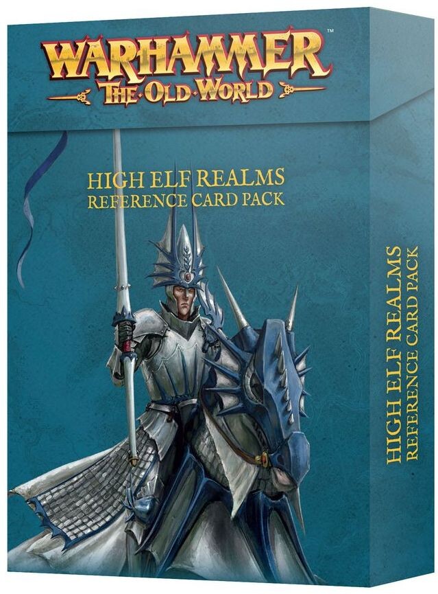 High Elf Realms Reference Card Pack Warhammer The Old World - Terraspel.se