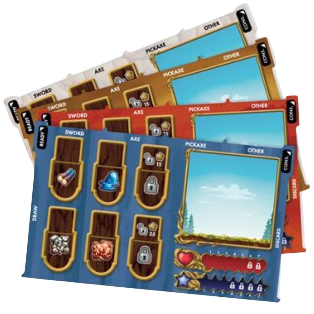 Terraria Deluxe Player Mat Pack Expansion till Terraria The Board Game ...
