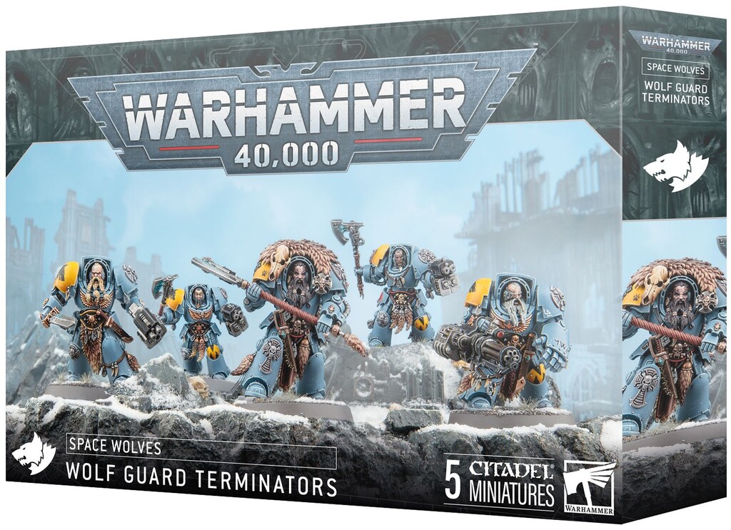 Space Wolves Wolf Guard Terminators Warhammer 40K - Terraspel.se